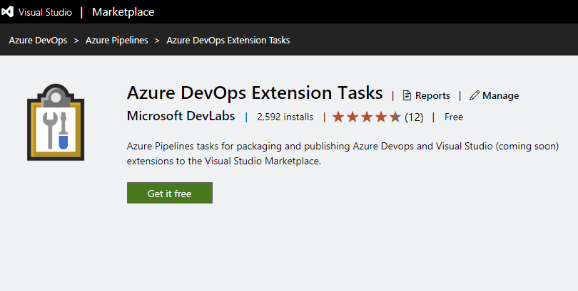 Azure Devops Extension Tasks 123x