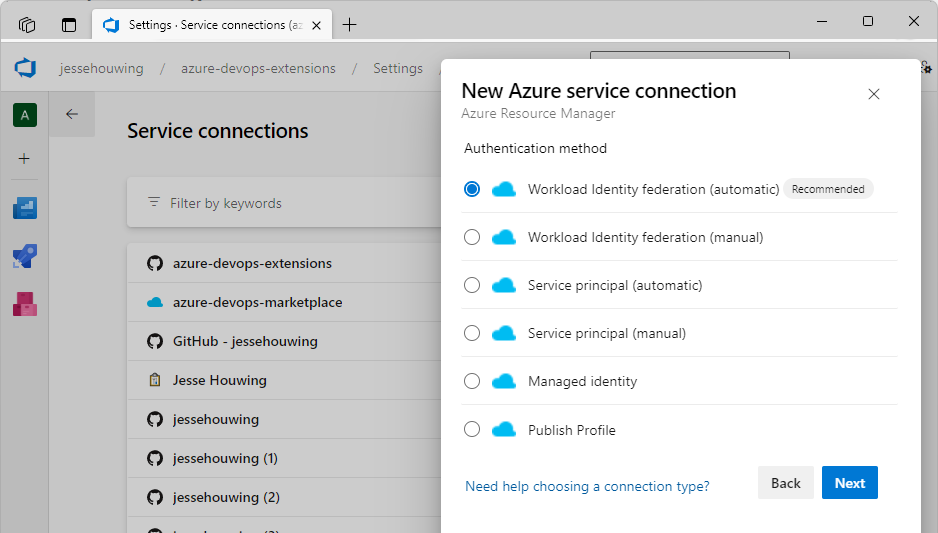 Publish Azure Devops Extensions Using Azure Workload Identity