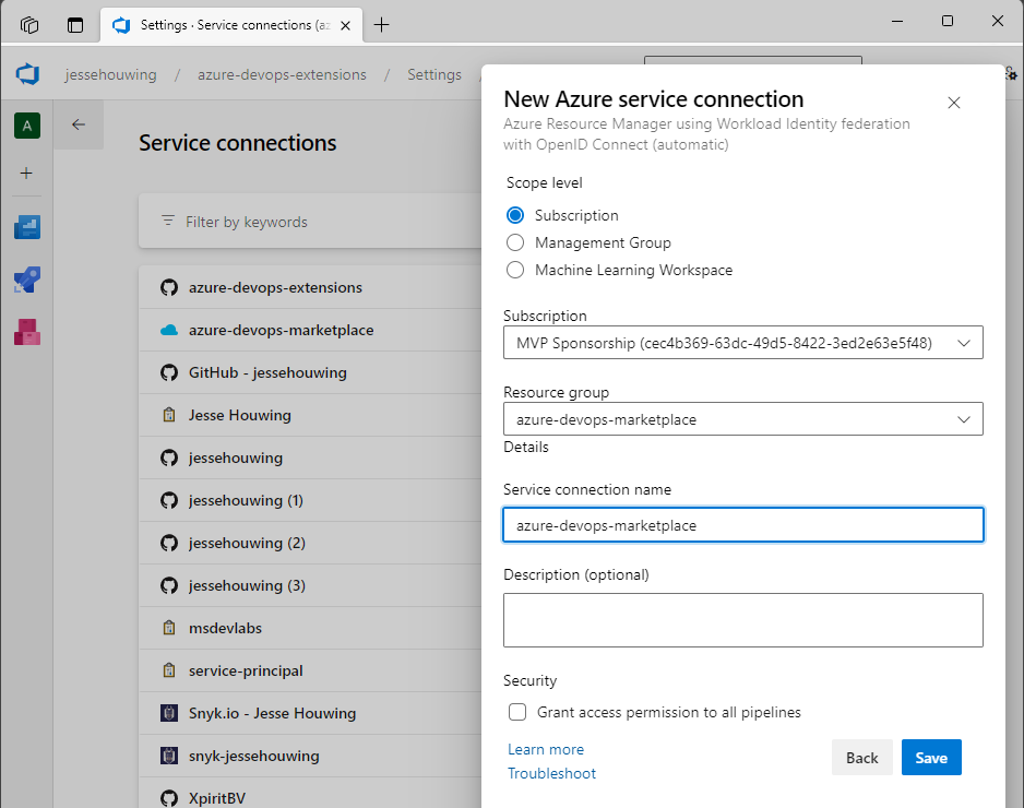 Publish Azure Devops Extensions Using Azure Workload Identity